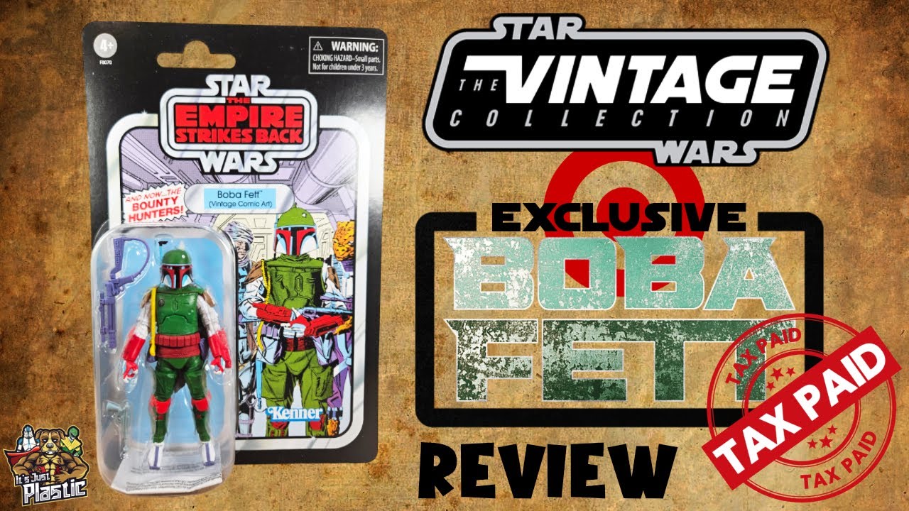 Target Exclusive! TVC Vintage Collection Vintage Comic Art ESB Boba ...