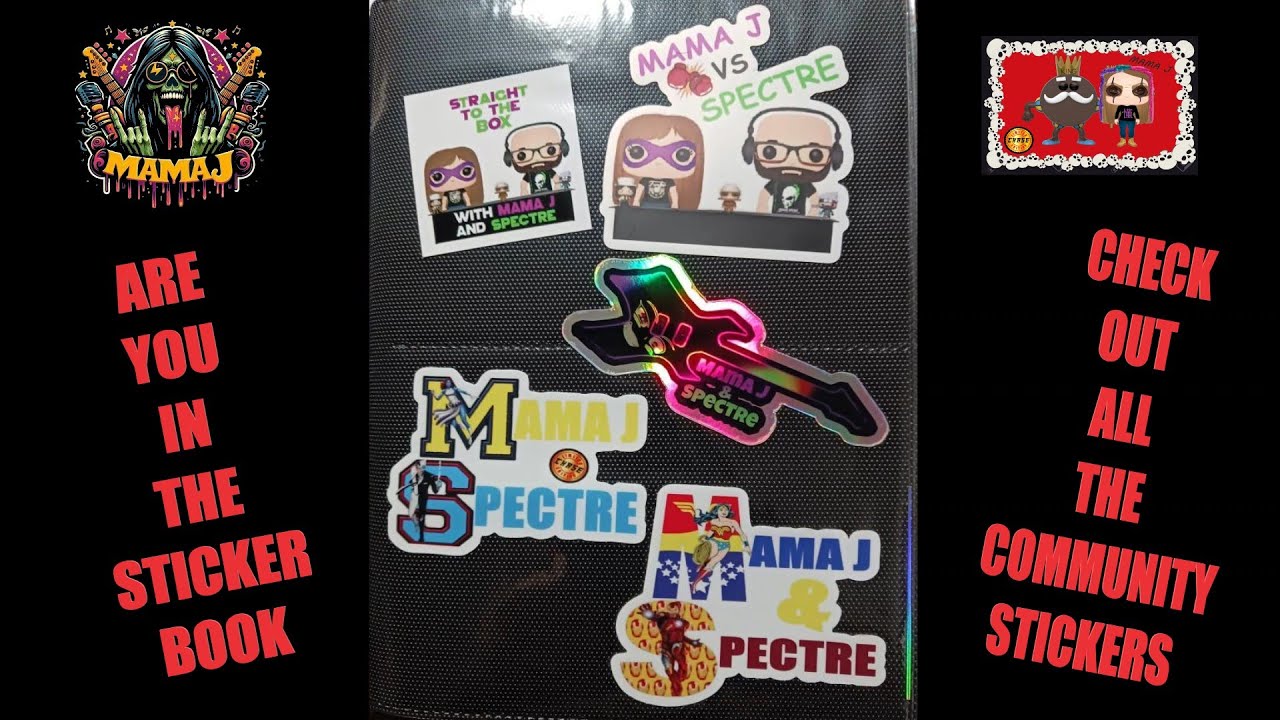 STICKER BOOK UPDATED COME CHECK OUT ALL THE COMMUNITY MEMBER PRESENT ...