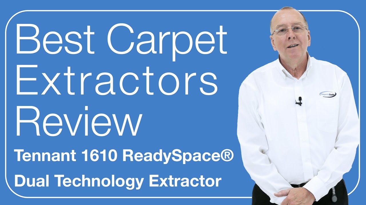 Best Commercial Carpet Extractors 2022: Tennant 1610 ReadySpace® Dual ...