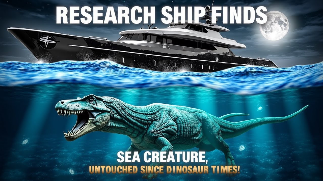 Research ship finds sea creature, untouched since dinosaur times - YouTube