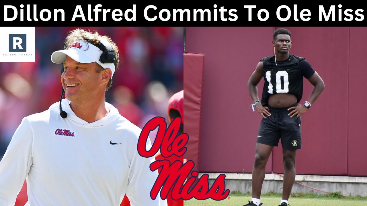 Dillon Alfred Commits To Ole Miss | Ole Miss Football Recruiting News ...
