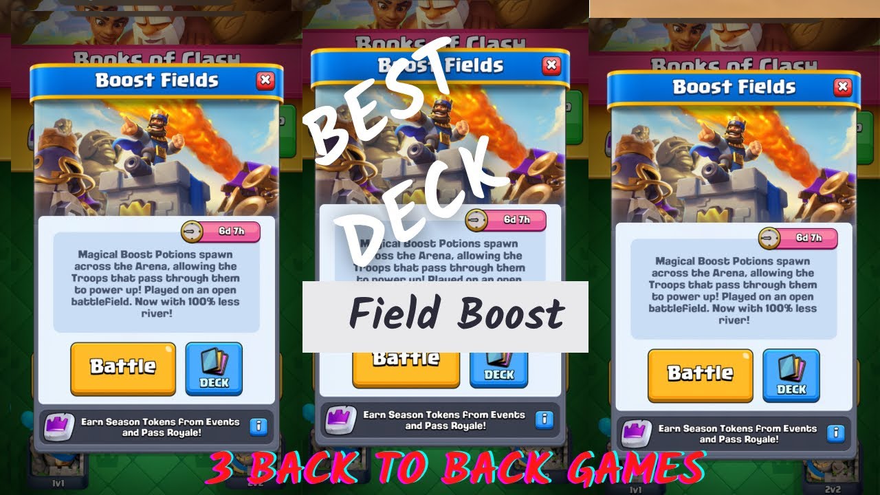 Best deck for boost field clash royale - YouTube
