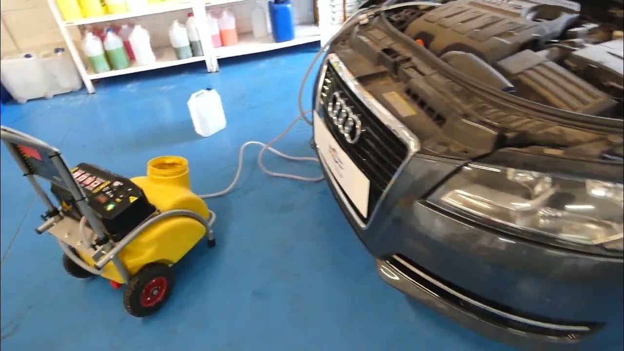 Nettoyage FAP AUDI A3 1L6 TDI 105 CV avec Machine FAP Cleaner - YouTube