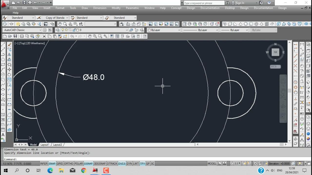 How to use Array and Hatching Command And Practise Drawing in AutoCAD - YouTube