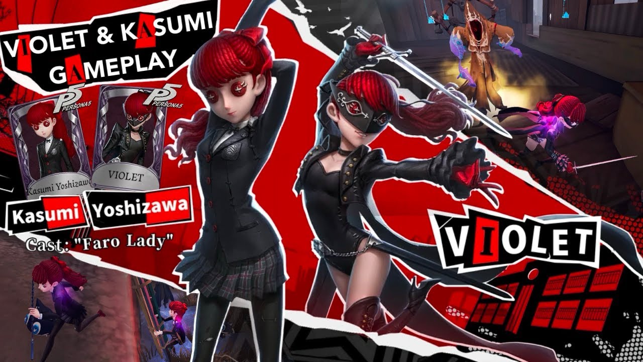 Identity V x Persona5 | Violet & Kasumi Gameplay - YouTube