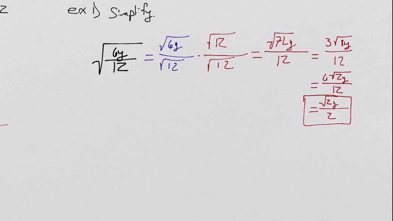 Algebra 1 Chapter 10 Lesson 2 - Part 2 - YouTube