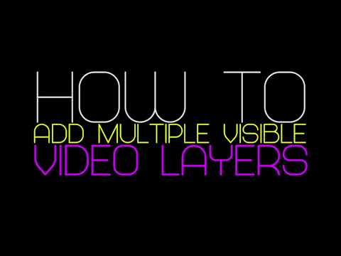 How to add multiple video layers in Adobe Premiere Pro. - YouTube