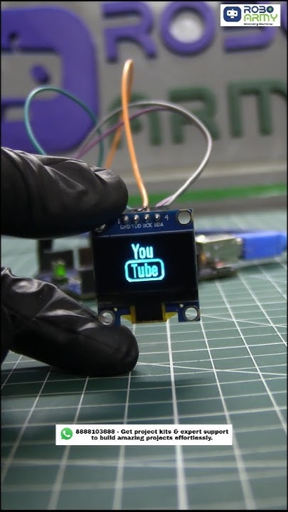 DIY Multiple Animations Using OLED #scienceproject #roboarmy #oled #multipleanimationsonoled ...