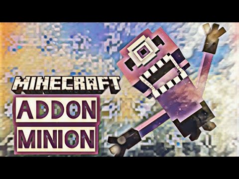 Test addon Minion. Minecraft - YouTube
