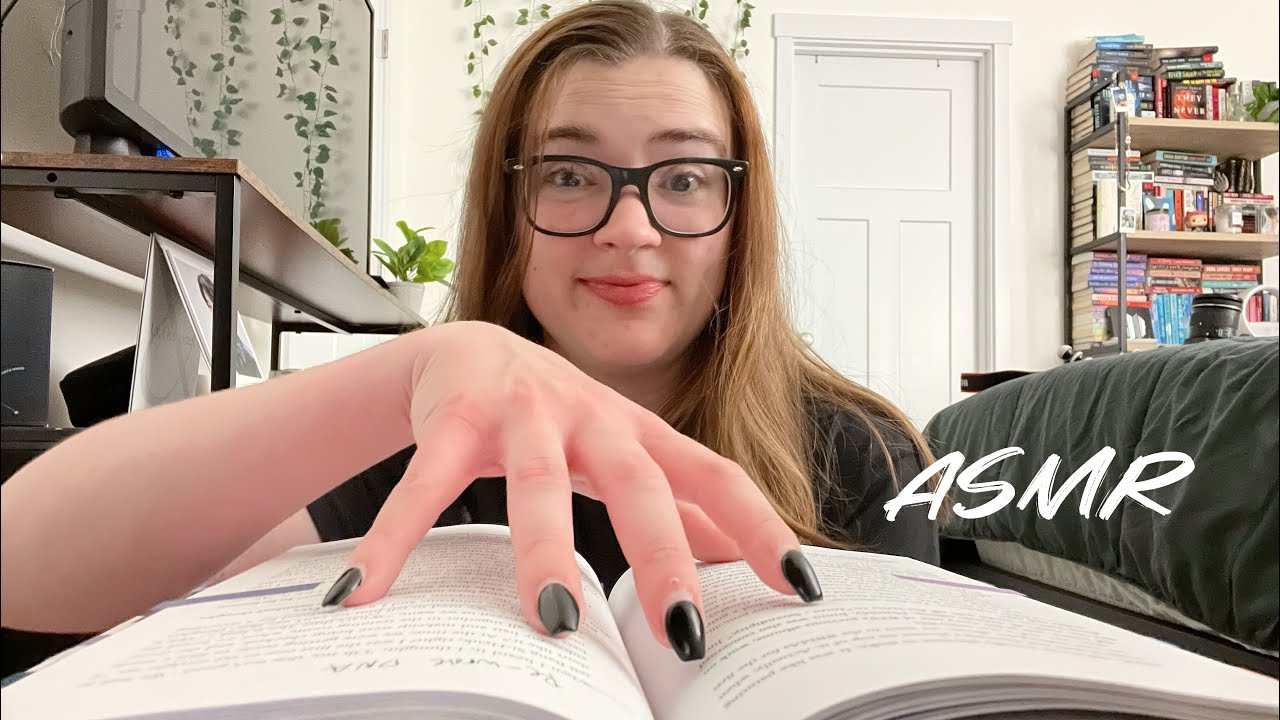 ASMR fast & aggressive book tapping, scratching & page flipping (no talking) 📚 part 2 - YouTube
