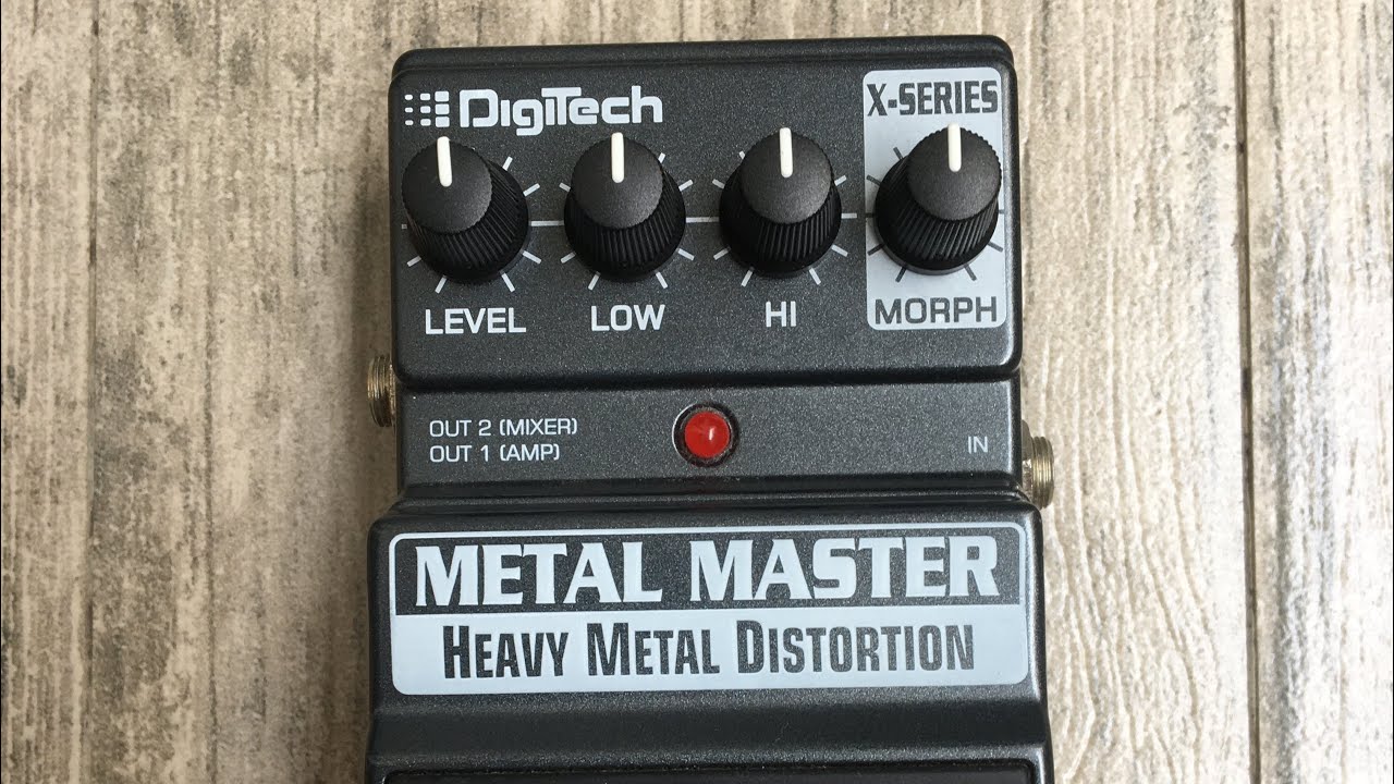 Digitech Metal Master Distortion Pedal sound if you are an average ...