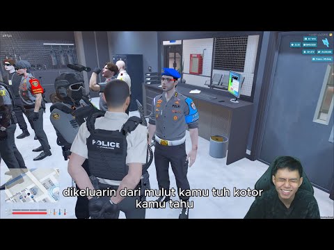 NONJOK KOMANDAN POLISI MALAH NGAMUK SAMPE KOKOP MIC