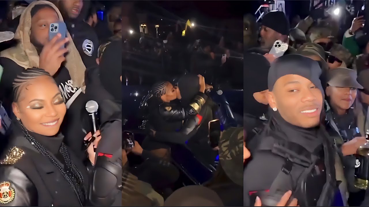 Ashanti Gifts Nelly an Old School Car for His Birthday - YouTube