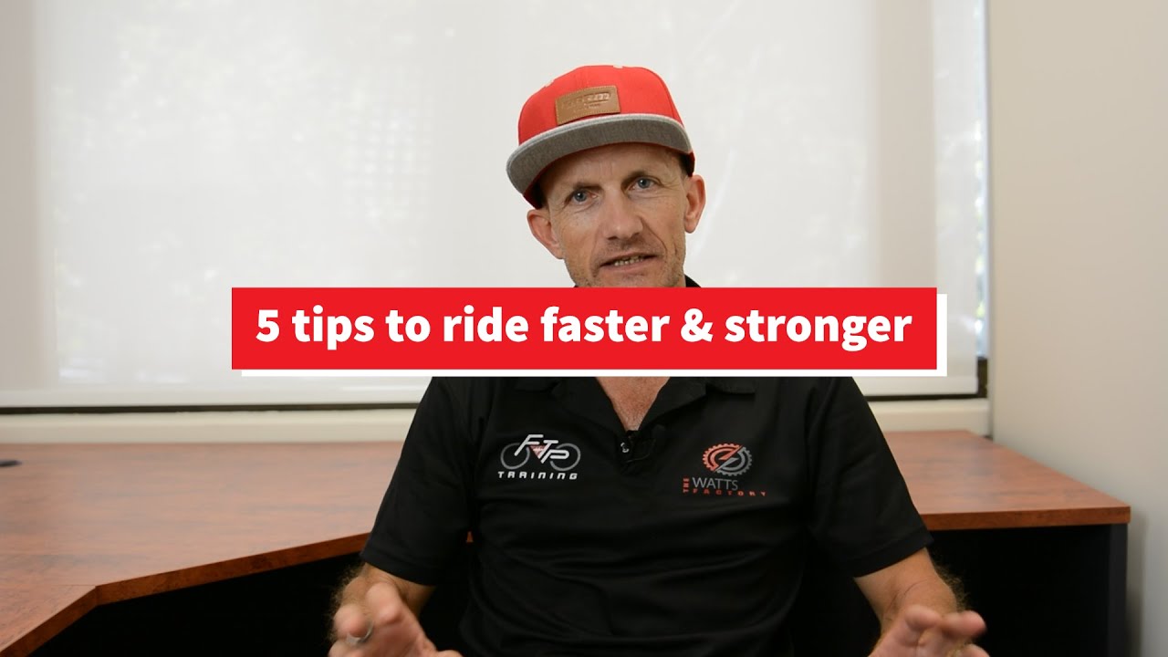 5 Tips to help you ride faster & stronger - YouTube