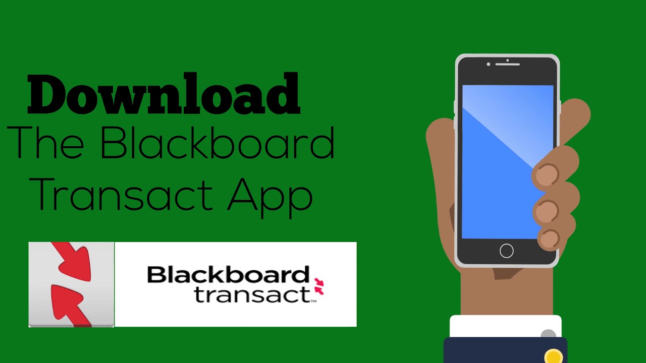 Manage e-accounts easily with Blackboard Transact - YouTube