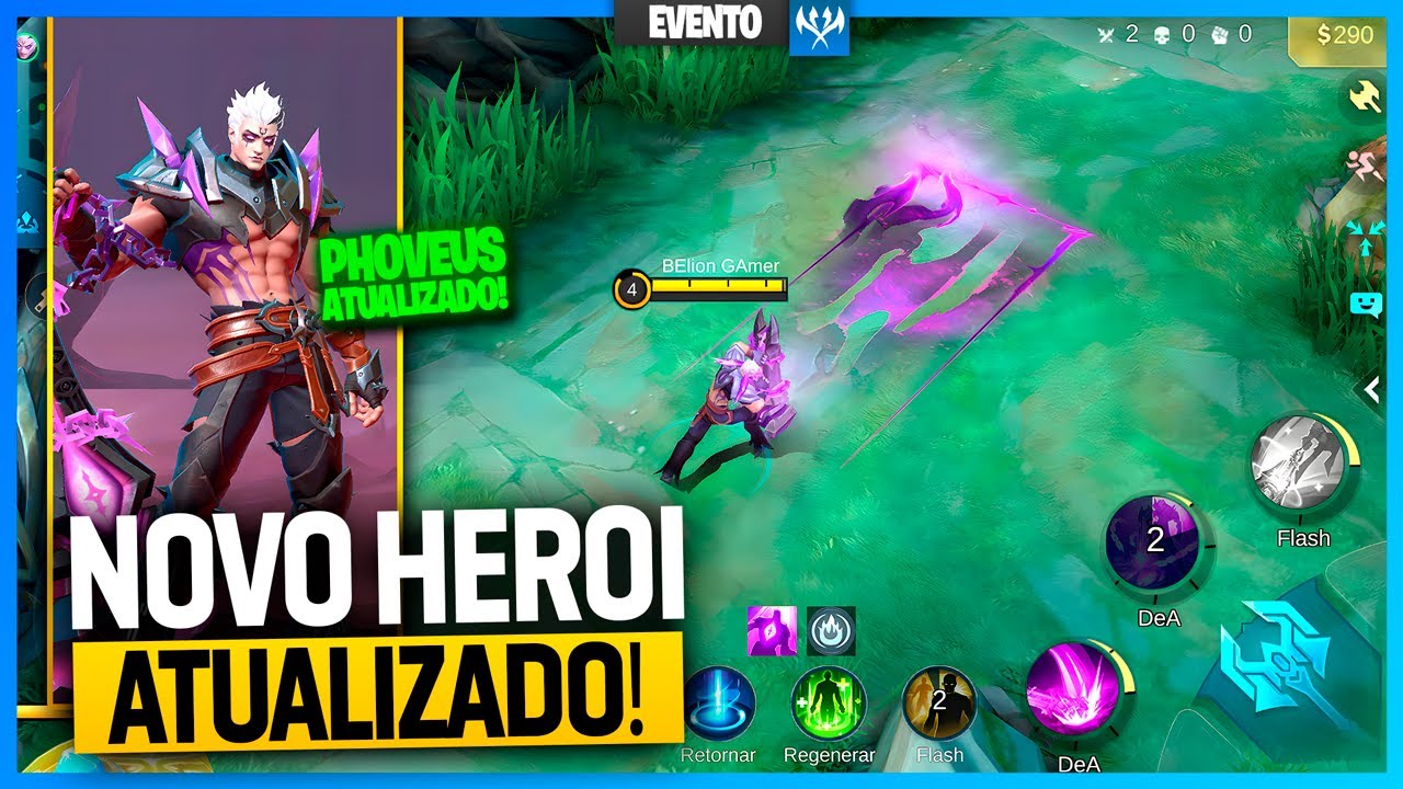 𝗦𝗔𝗜𝗨 𝗡𝗢𝗩𝗢 𝗥𝗘𝗩𝗔𝗠𝗣 𝗗𝗢 𝗣𝗛𝗢𝗩𝗘𝗨𝗦! NOVAS HABILIDADES E VISUAL! MOBILE LEGENDS ...