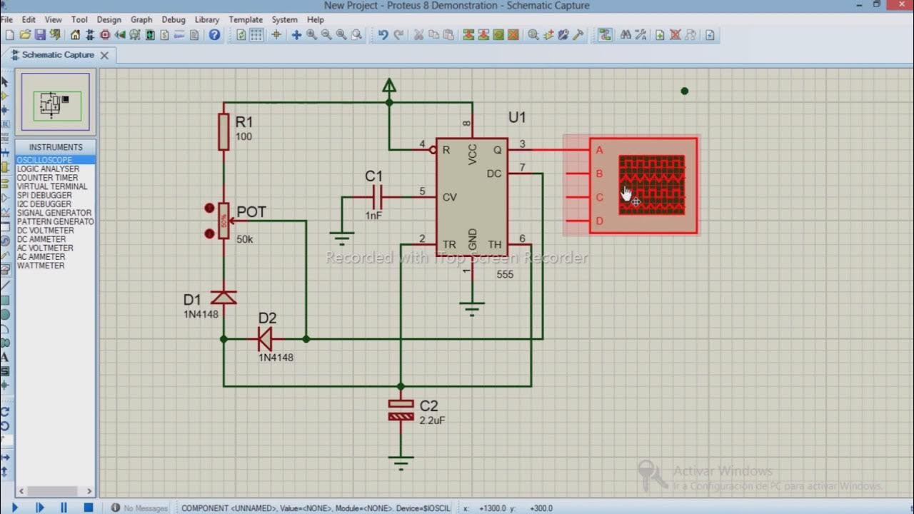 Armando el Circuito PWM en Proteus - YouTube