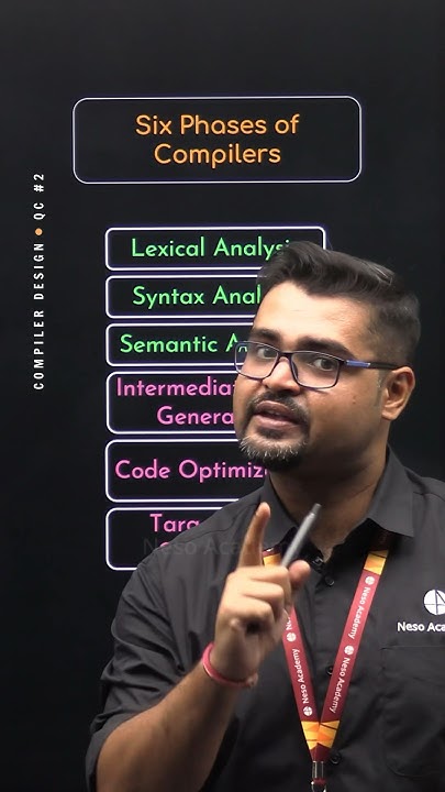 Six Phases of Compilers #CompilerDesign #NesoAcademy #QuickConcepts - YouTube