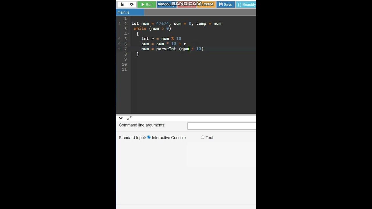 Palindrome Number logic #coding #palindrome #programming - YouTube