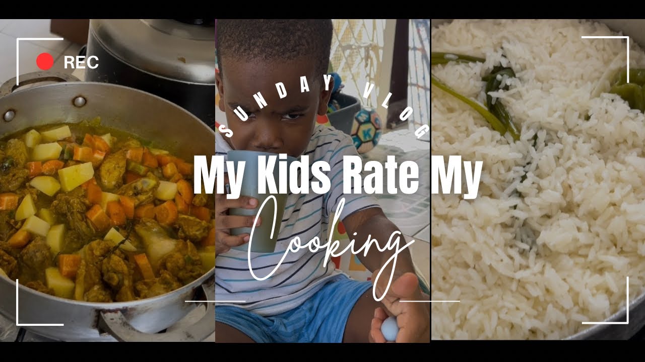 SUNDAY VLOG: My Kids Rate My Cooking👩‍🍳 - YouTube