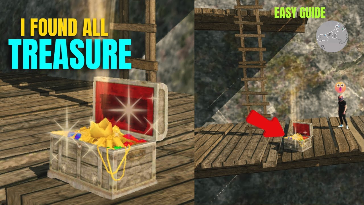 How to Find ALL 11 Treasures in Car Parking Multiplayer Tropical Island ...