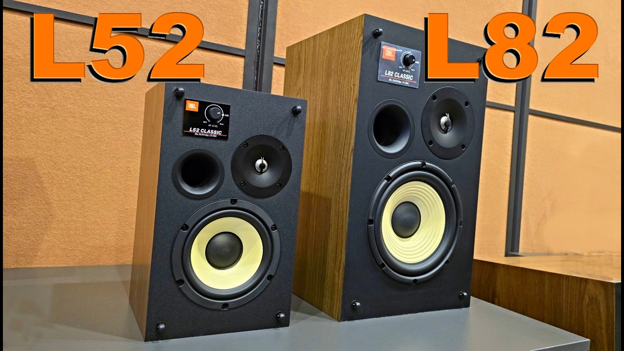 JBL L52 CLASSIC vs JBL L82 CLASSIC - BOOKSHELF SPEAKERS LOUDSPEAKERS - Audio Video Show 2025 ...