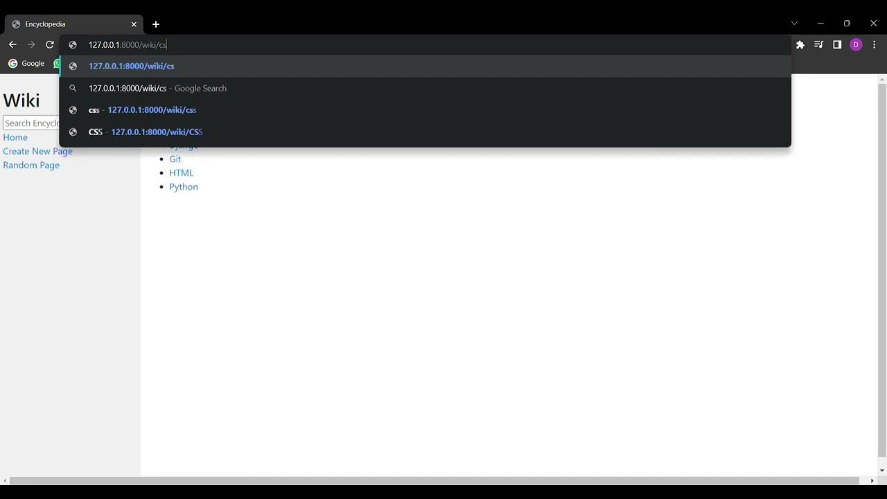 Cs50 Web Programming Project 1 Wiki Youtube