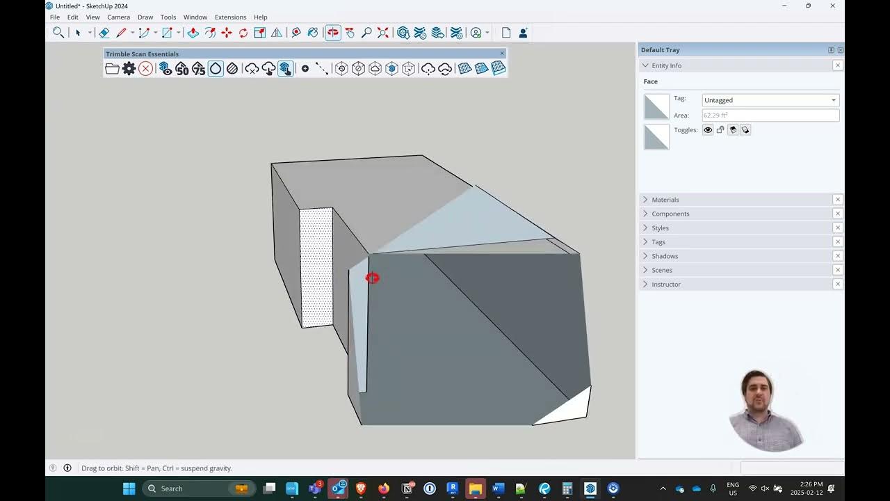 Sketchup Tutorial - Creating Intersecting Roofs to Create Roof Lines - YouTube