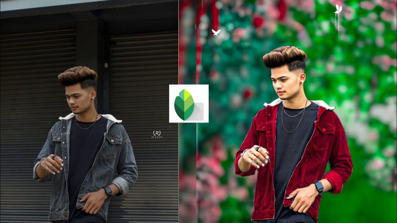 Just 2 Step Snapseed Photo Edit🔥।Snapseed Background Change Photo ...