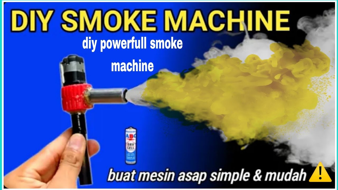 Diy smoke machine - how to make an easy or simple Dj smoke machine ...