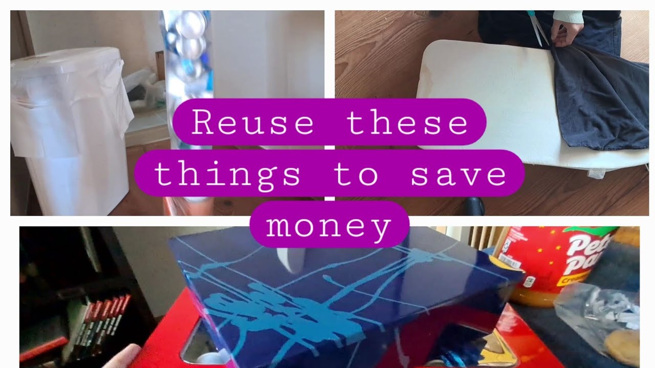 Reusing items to save money. Underconsumption core. #frugalliving - YouTube