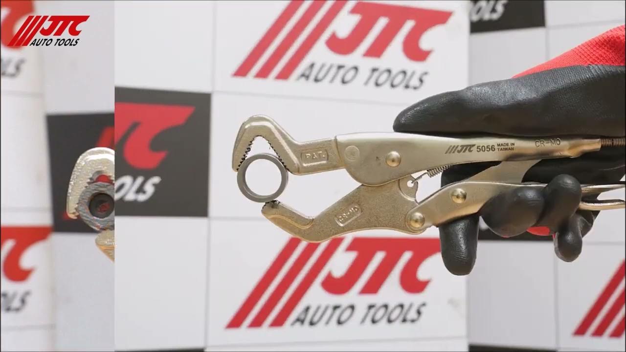 JTC5056 JTC7108 オウムタイプロッキングプライヤー - YouTube