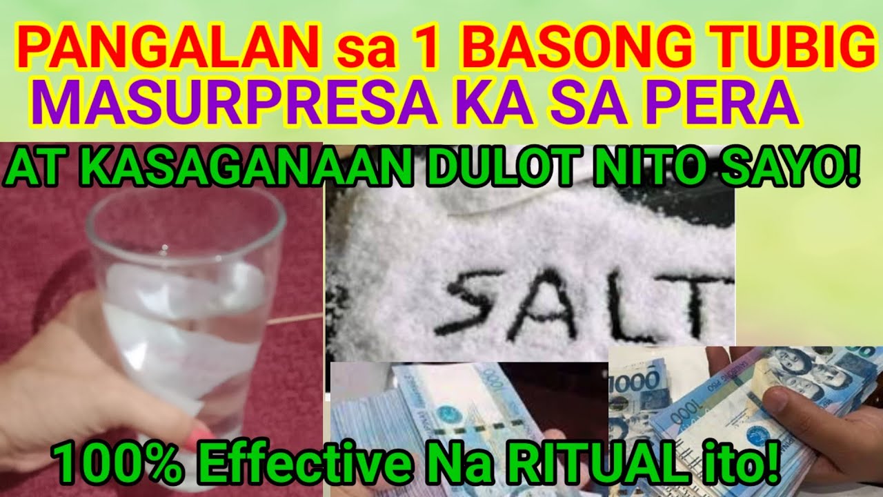 ILAGAY Ang Pangalan sa 1 Basong Tubig na May ASIN! Masurpresa ka sa ...