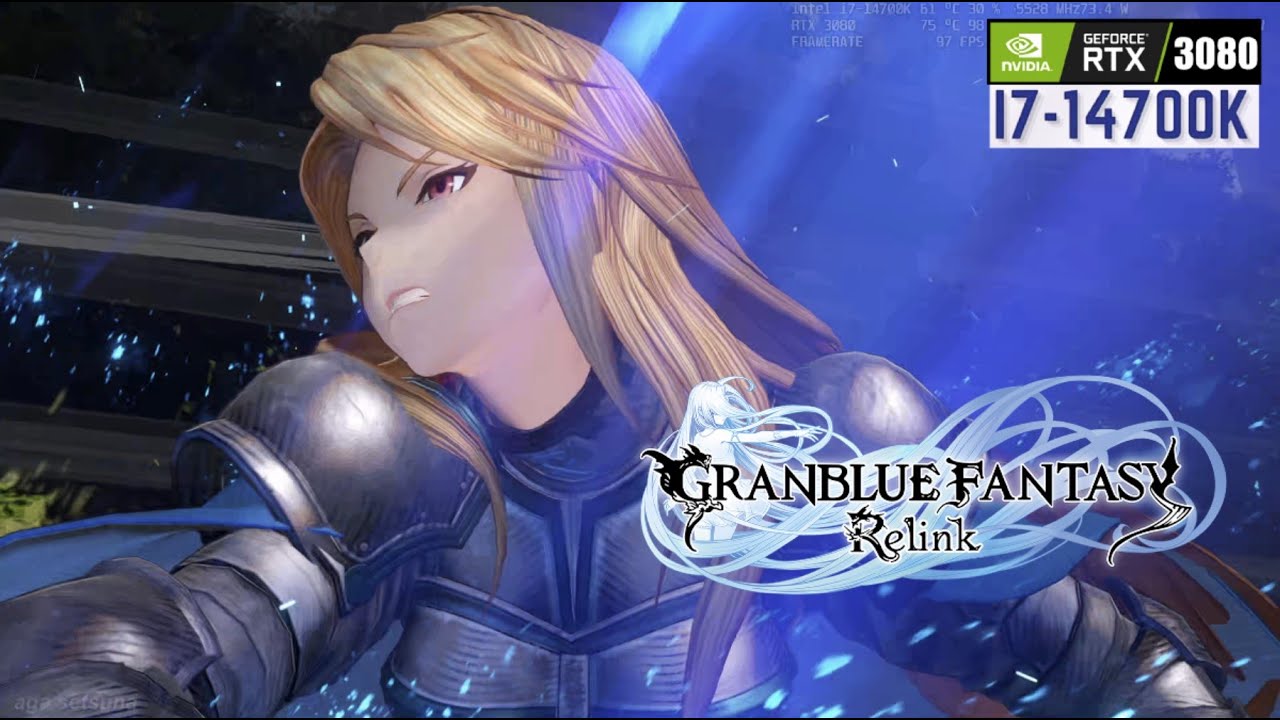 Granblue Fantasy: Relink #2 Chapter 1 First Boss Battle Hard Mode i7-14700K RTX 3080 Benchmark ...