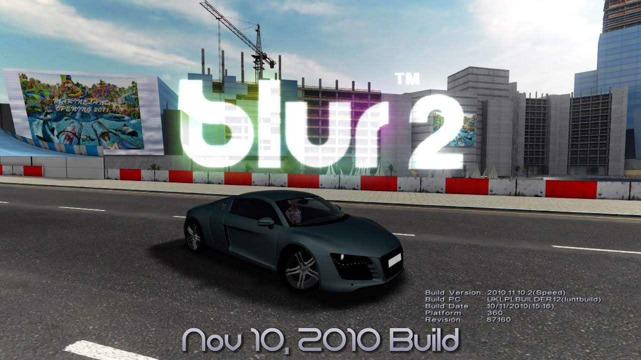 Blur 2 (Nov 10, 2010 XBOX 360 Build) - YouTube