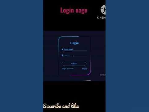 .how to login page with html and css code #html#css#java#python# ...