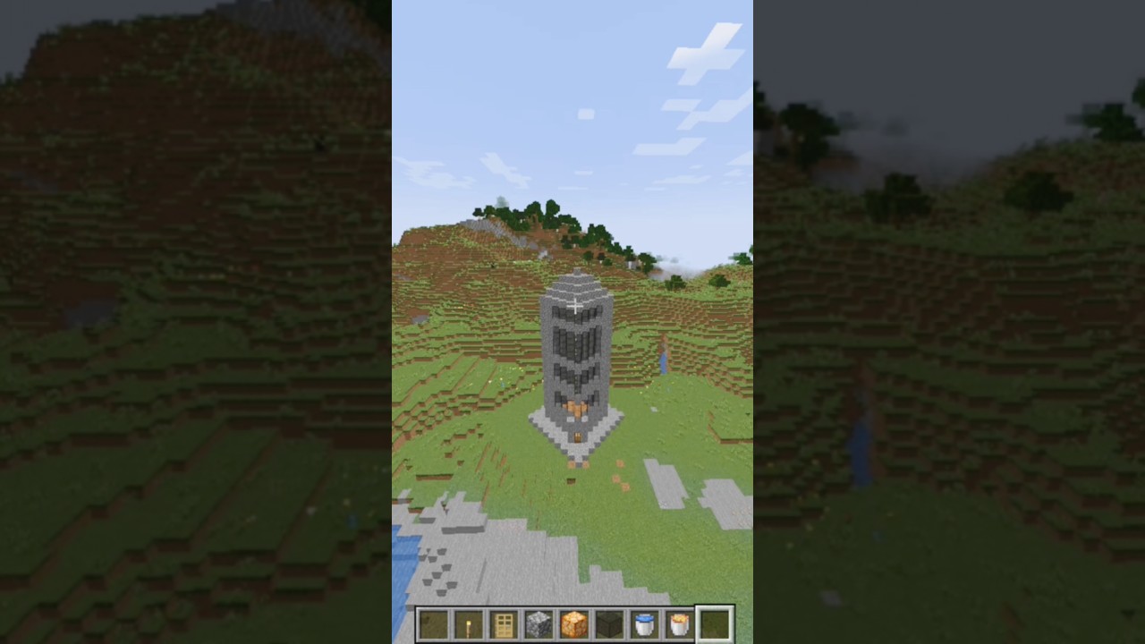 COBLESTONE EVER TOWER IN MINECRAFT [ minecraft ] #minecraft # ...