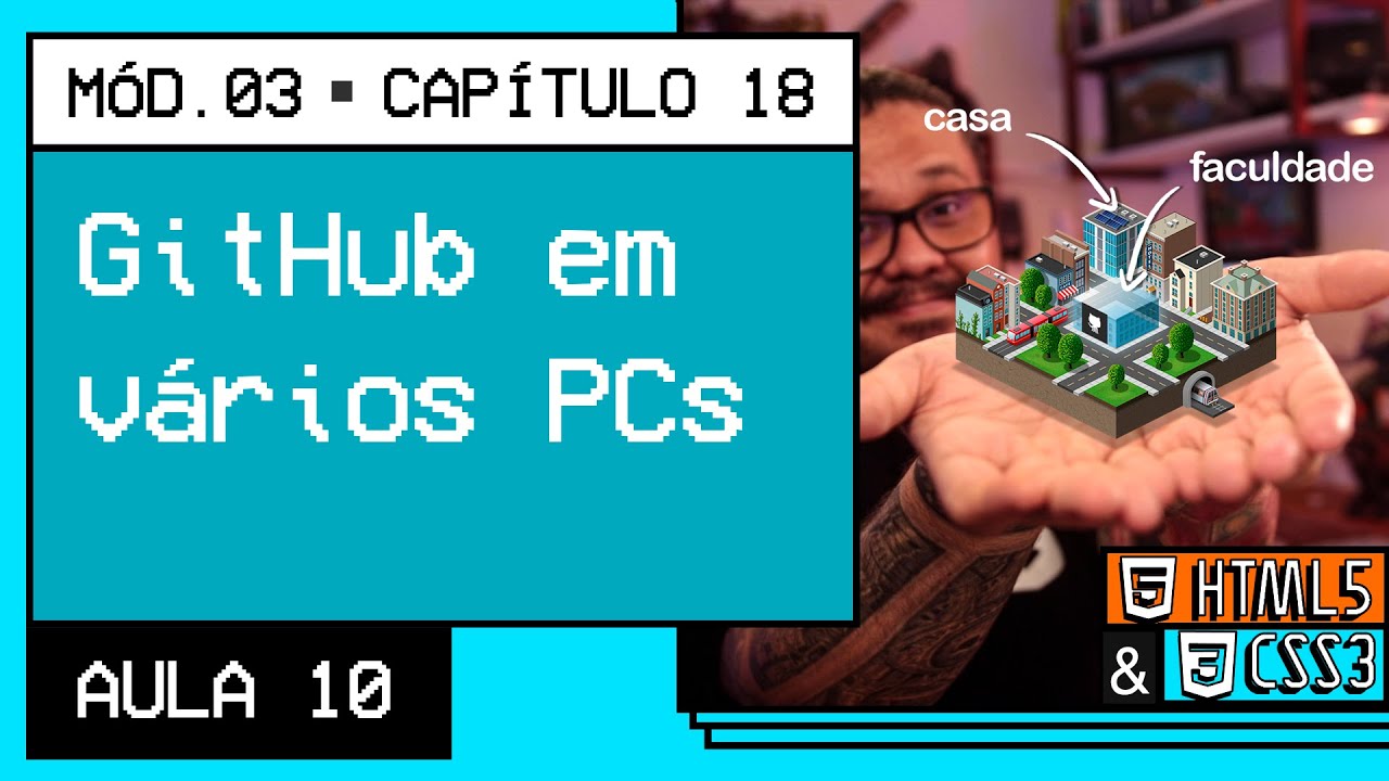GitHub em vários PCs - @Curso em Vídeo HTML5 e CSS3 - YouTube