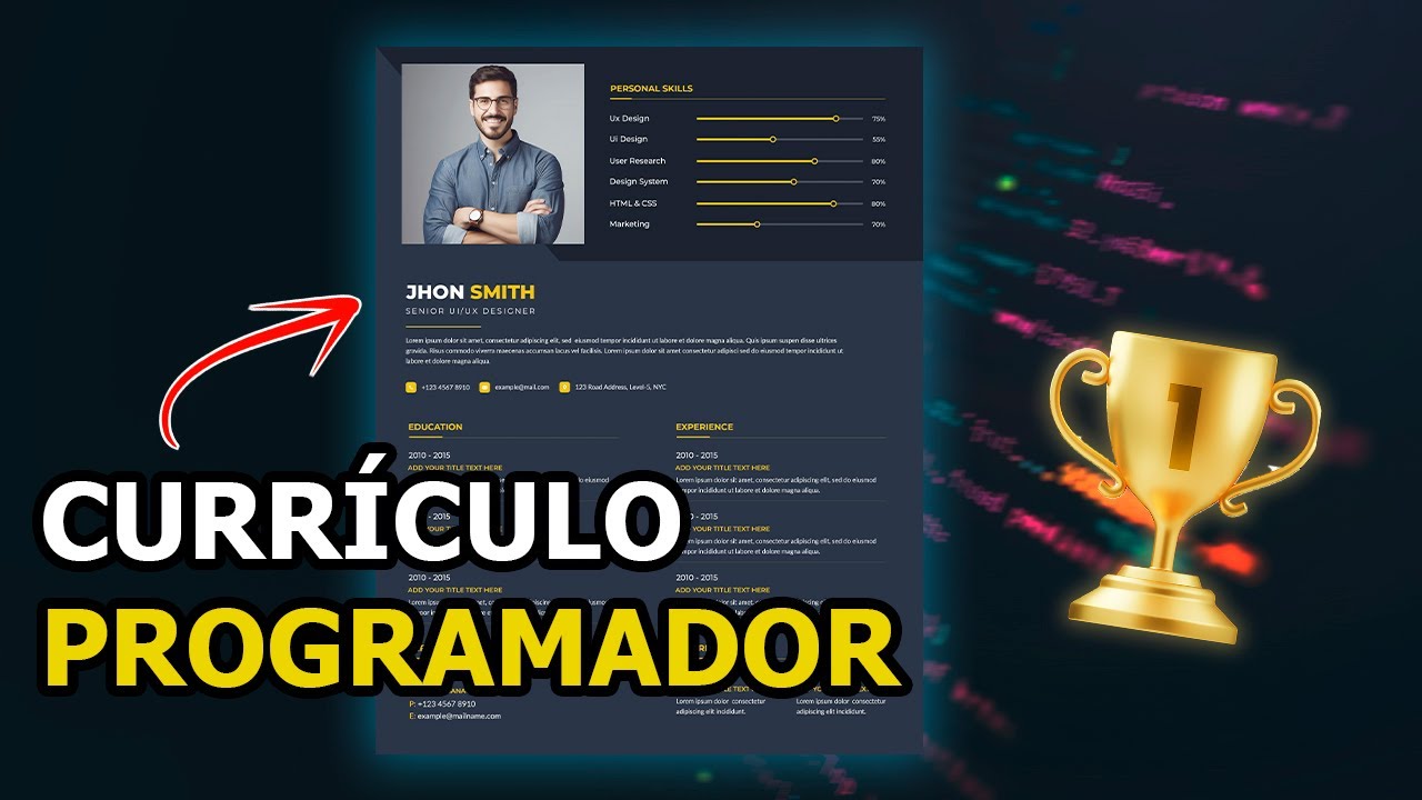 Programador INICIANTE - Construa um Currículo Campeão e Seja Chamado ...