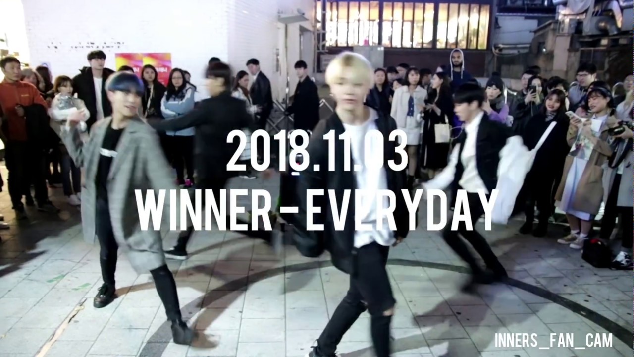 [innerS _ 이너스] 181103 홍대공연 1차/ winner 위너 - 에브리데이 everyday - YouTube