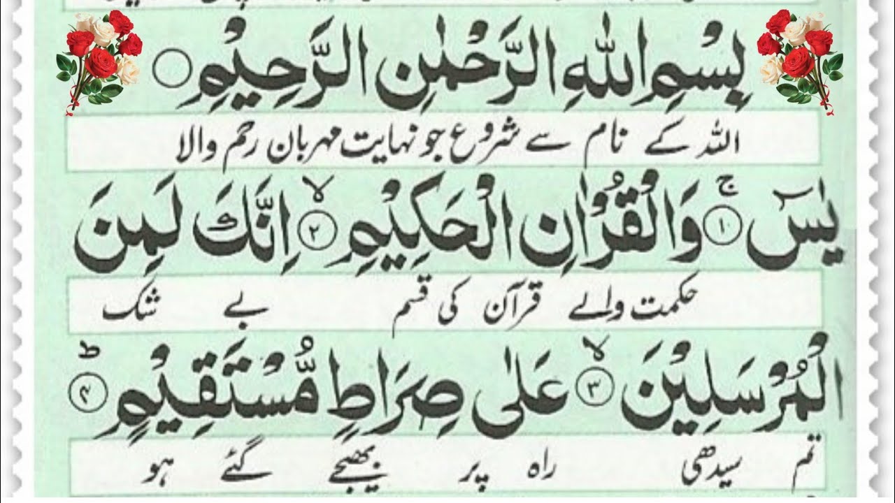 Surah Yasin |Al Quran Listen Arabic Surah Yasin Full With Arabic Hd ...