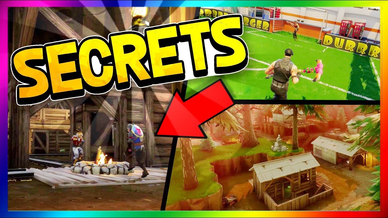 TOUS LES SECRETS DE LA NOUVELLE MAP SUR FORTNITE !! - YouTube