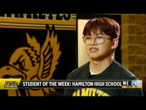 Hamilton student works to improve on mat, in classroom - YouTube