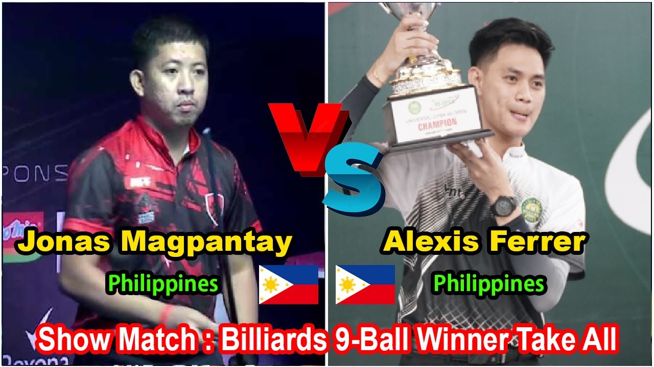 Jonas Magpantay 🆚️ Alexis Ferrer | Show Match Billiards 10-Ball ...