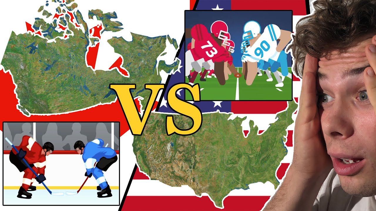 Australian Reacts To 'Americans Vs Canadians People Comparison!' - YouTube