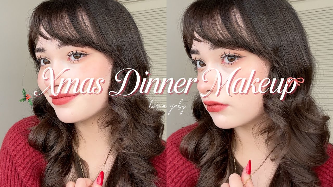 ⊹₊｡ ˚ christmas dinner makeup 🎄 ₊⊹ : tutorial - YouTube