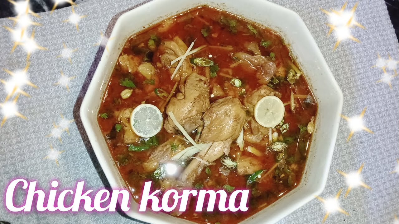 National Chicken Quorma Recipe Chicken Korma Recipe by flavor of ...