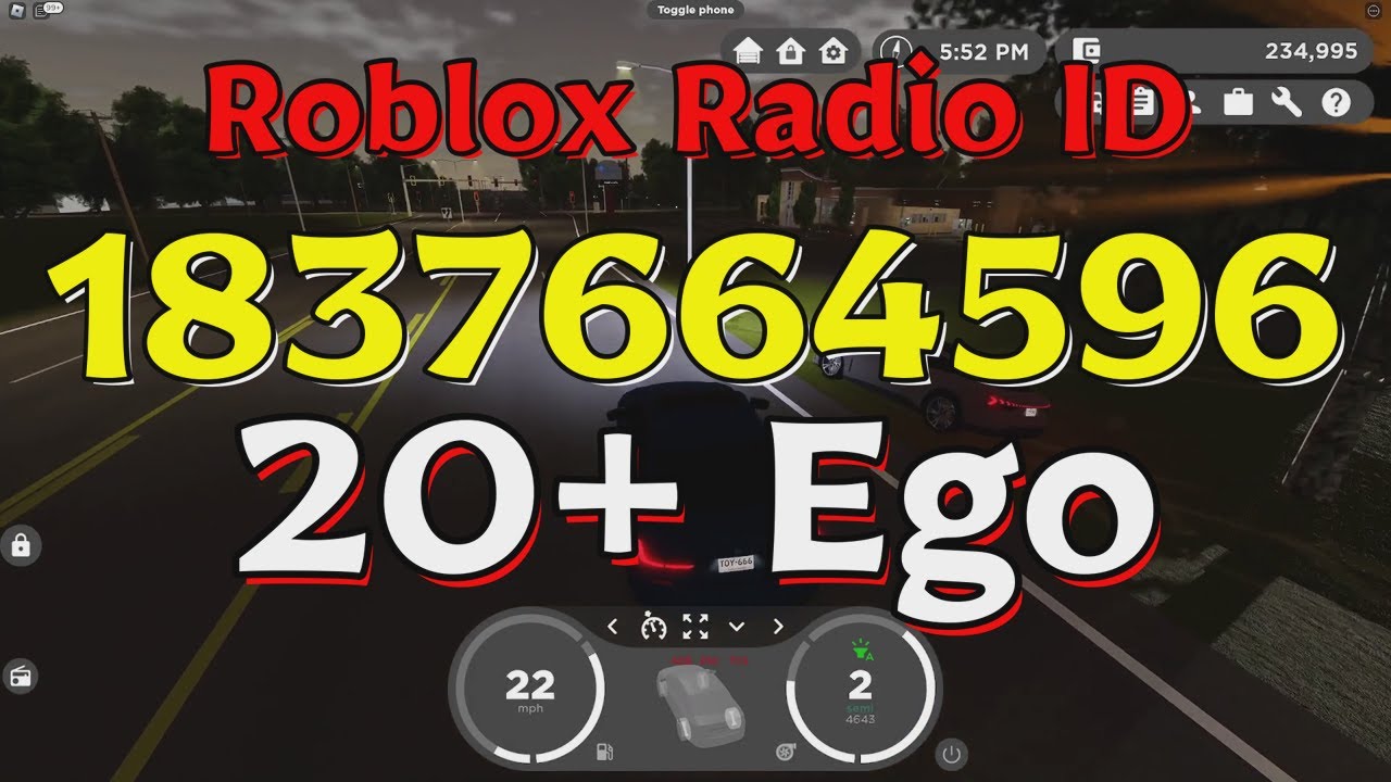 Ego Roblox Radio Codes/IDs - YouTube