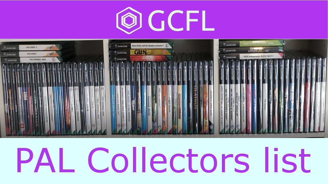 Gamecube - Full PAL Set spreadsheet - YouTube
