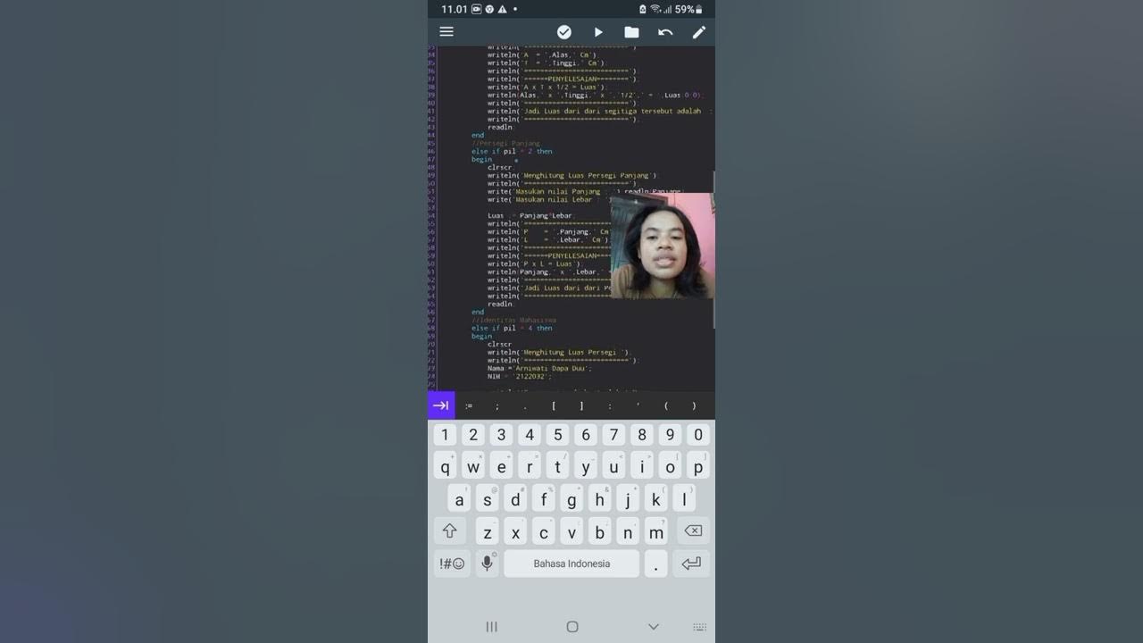 program turbo pascal menggunakan logika If_then_else . - YouTube